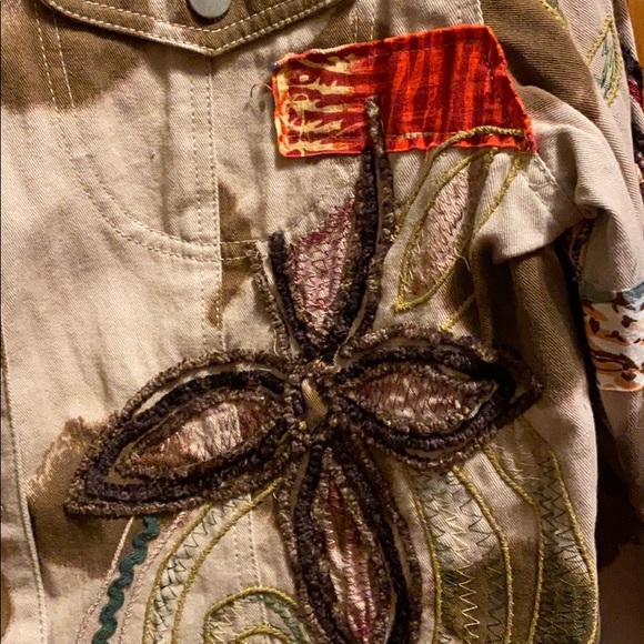 Bleu Bayou | Jackets & Coats | Beautifully Embellished Tan And Brown ...